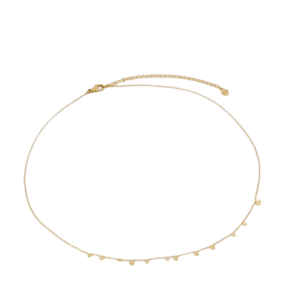 Ketting Kleine Rondjes - 1200 Gold